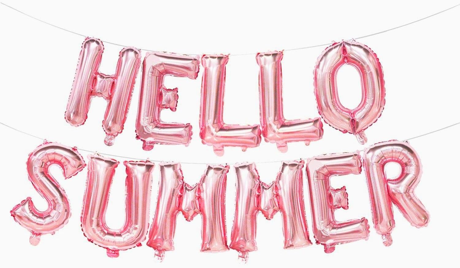 Amazon.com: Hello Summer Balloons，Hello Summer Banner， Summer Party ...