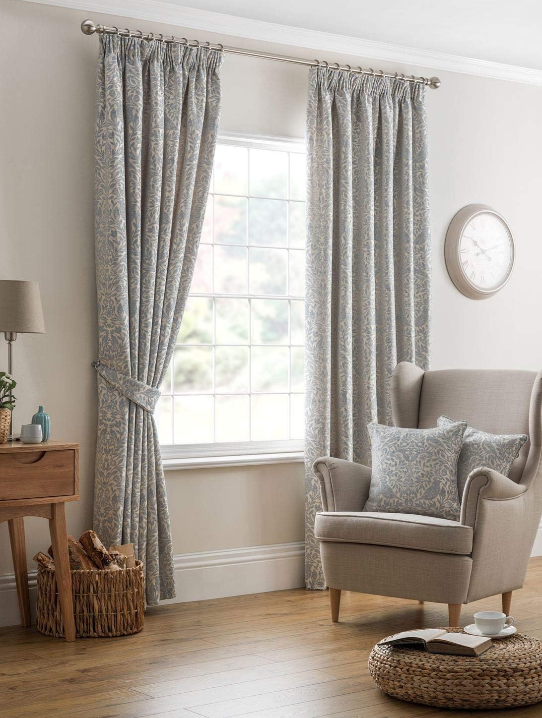 Design Studio Curtains Harvest Eau De Nil 66 cm : Amazon.co.uk: Home ...