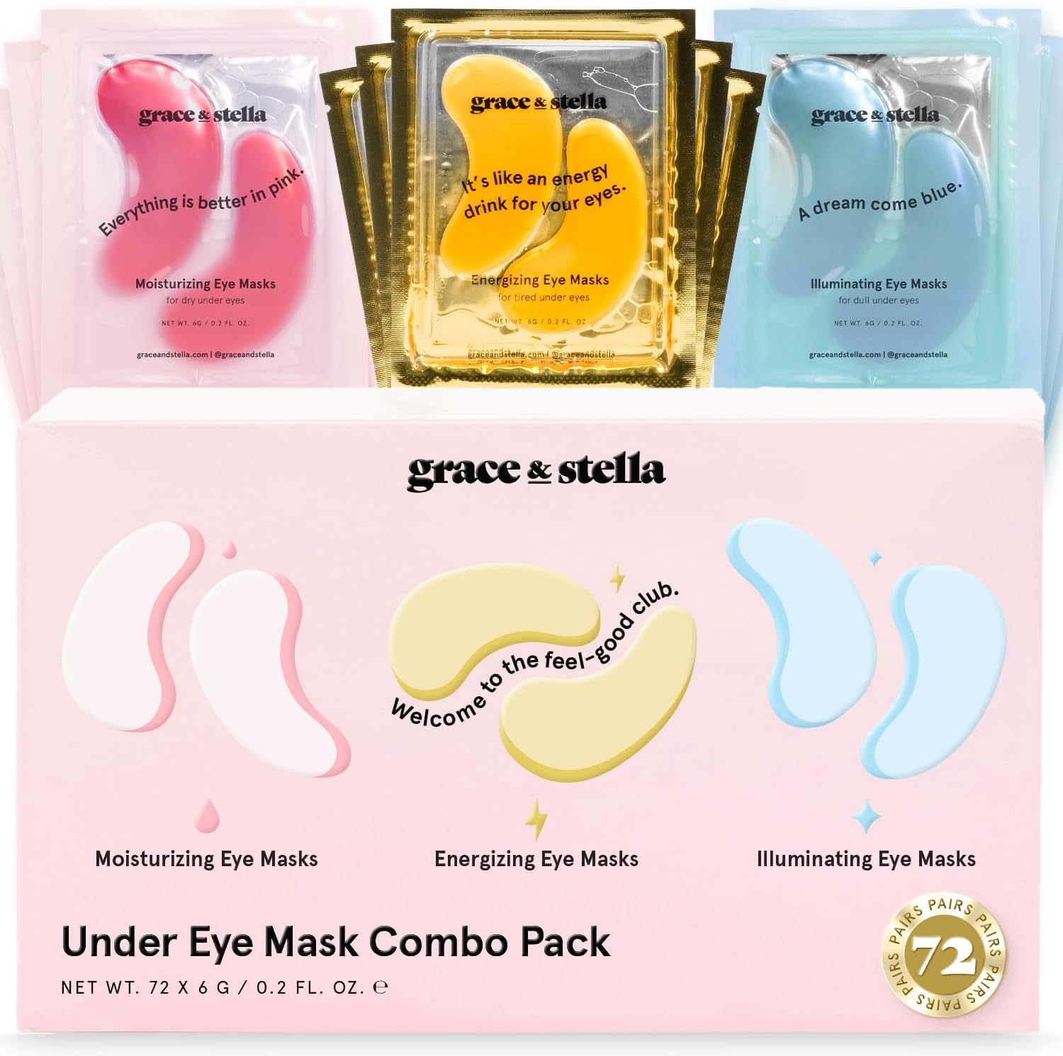 Amazon.com: Under Eye Mask - Reduce Dark Circles, Puffy Eyes, Undereye ...