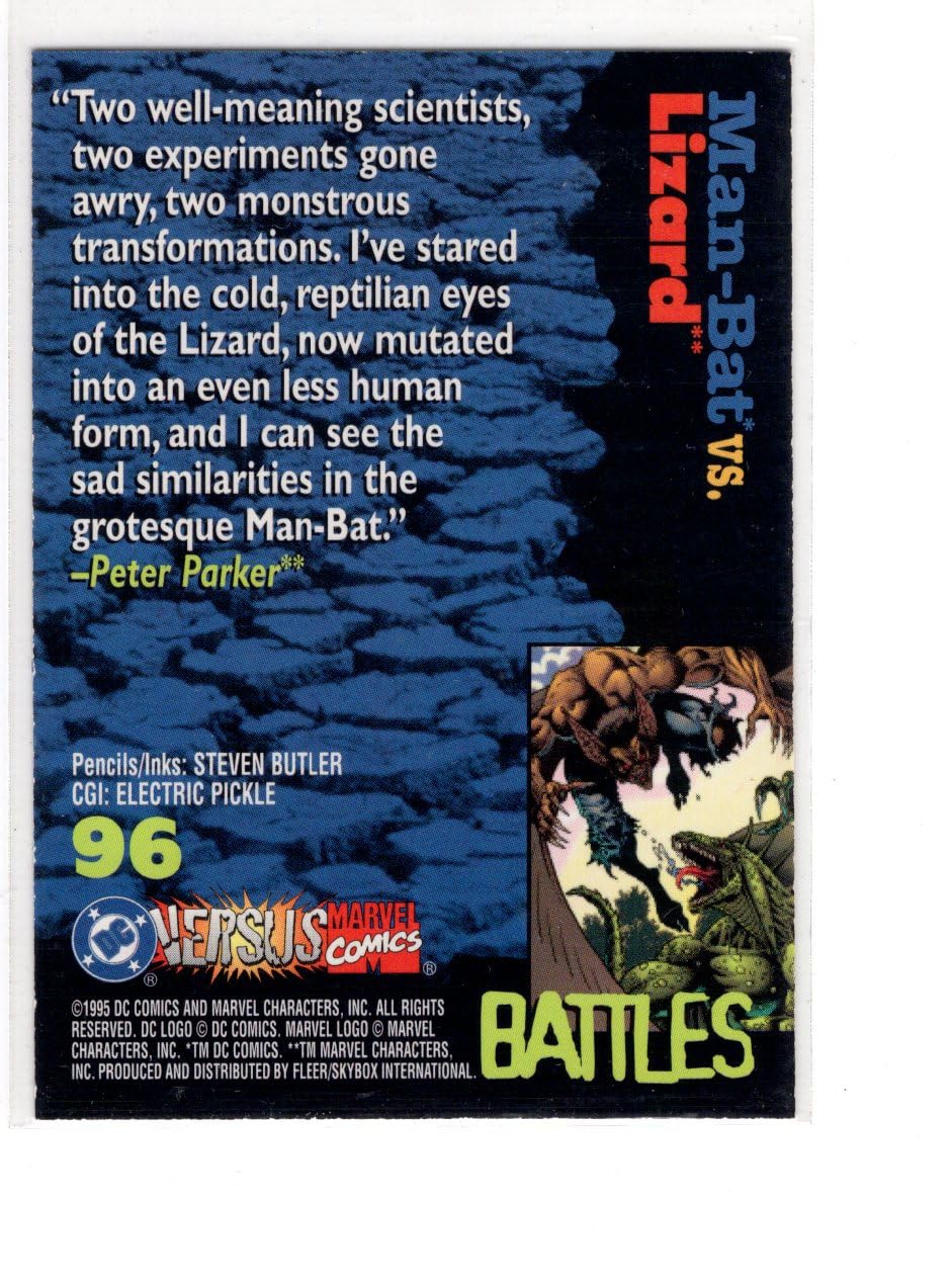 The Lizard Vs Man Bat