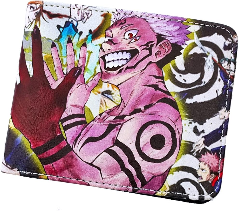 Amazon.com: Anime Satoru Go-jo Wallet Short Bifold Leather Purse ...