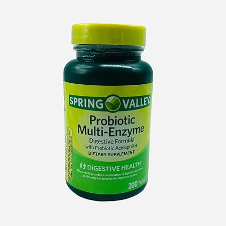 Amazon.com: Spring Valley Probiotic Multi-Enzyme Digestive Formula ...