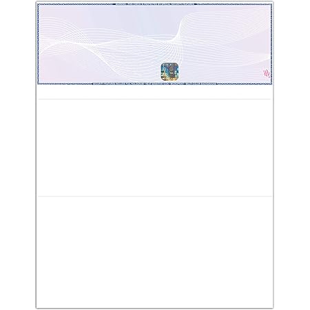 Amazon.com : EZ Checks Premium Blank Hologram High Security Laser Check ...