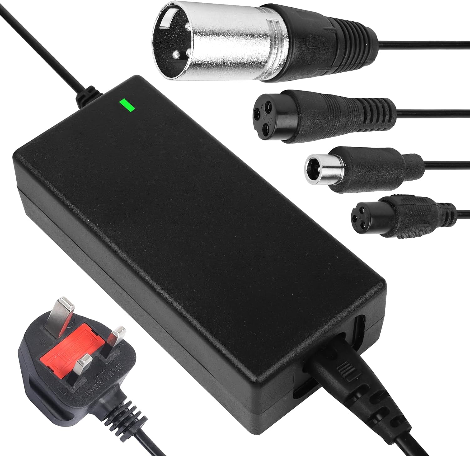 42V 2A Electric Scooter Charger, 36V Lithium Battery Charger Mobility ...