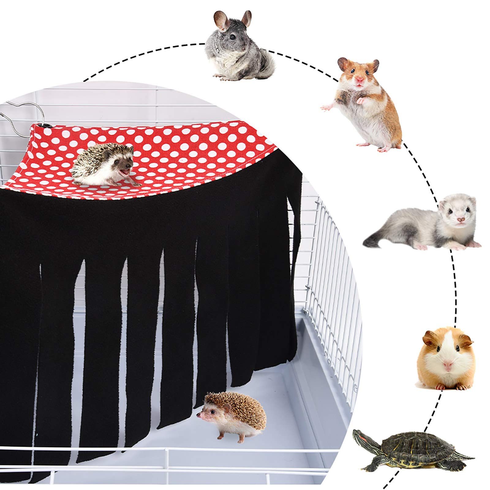 Buy Rabbit Hideaway, Furpaw Rat Hammocks Hamster Triangle Tent, ing Bed ...