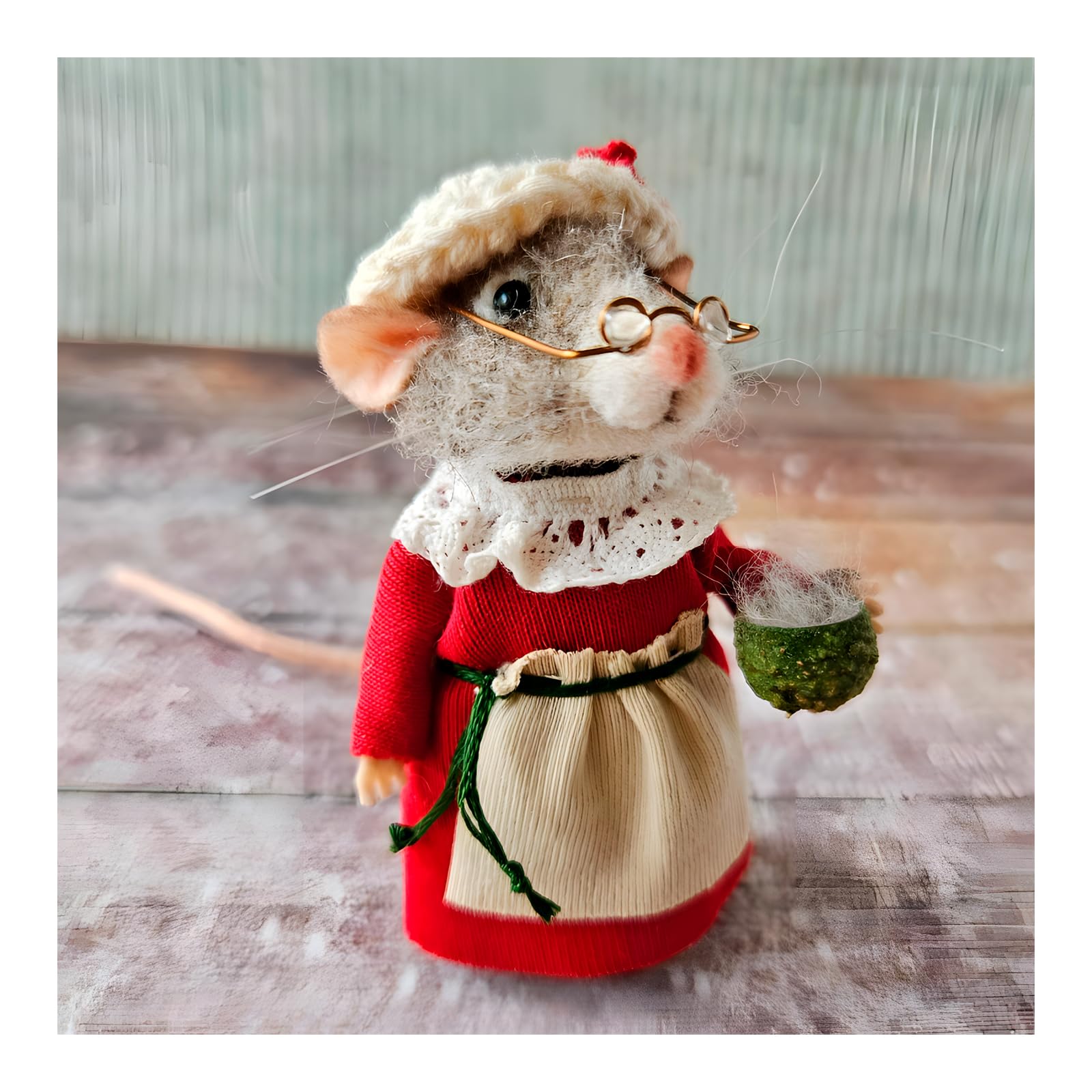 Amazon.com: Felted Mouse Ornament, 2025 Cute Needle Wool Felt Mouse ...
