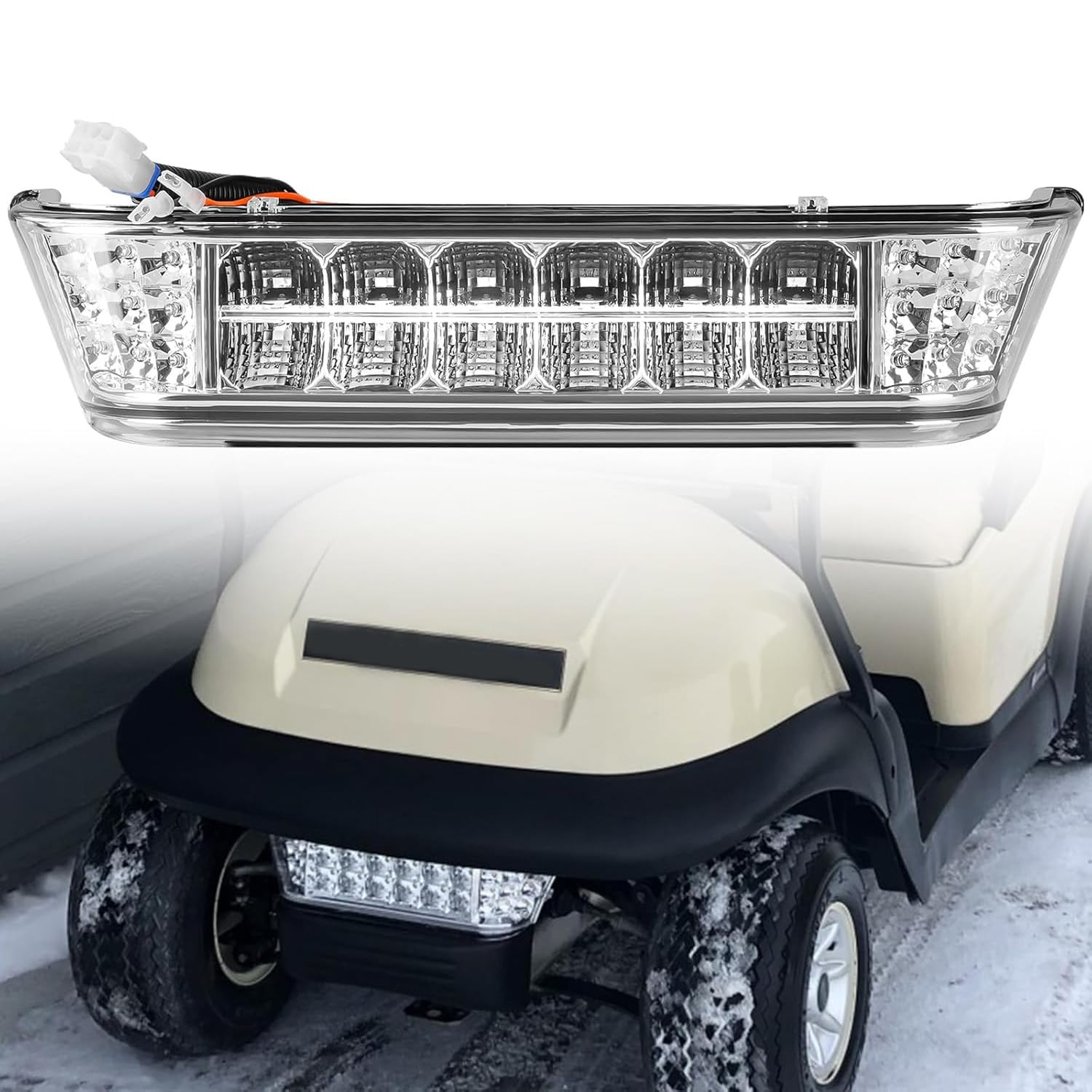 Amazon.com: Golf Cart LED Headlight Bar for Club Car Precedent 2004-Up ...