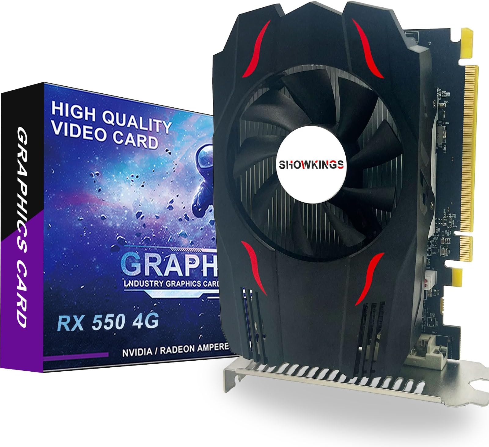 Amazon.com: Yeston Radeon RX 550 4GB GDDR5 1183MHz 512processors ...