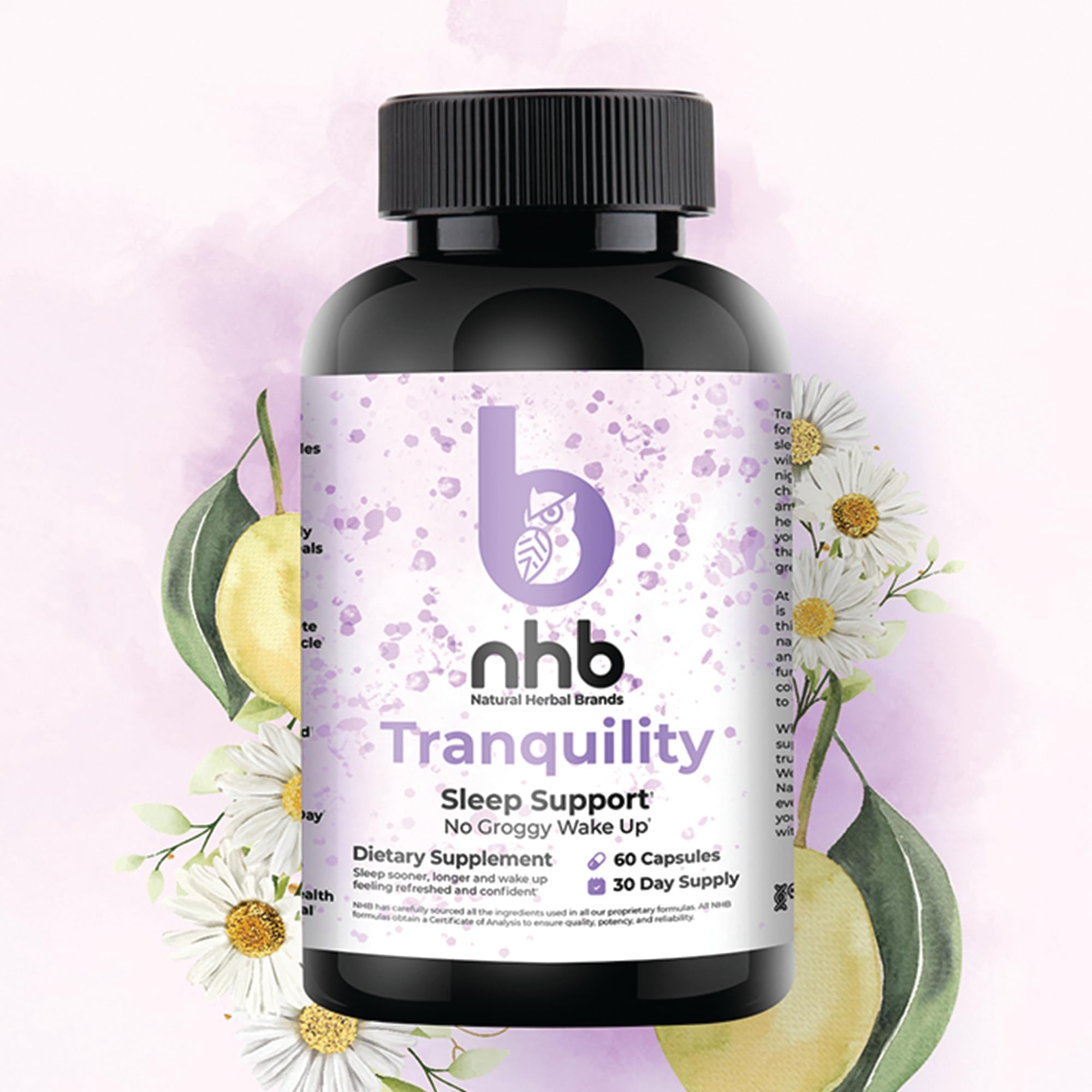 Amazon.com: All Natural Sleep Support, 6% Melatonin, Lemon Balm, German ...