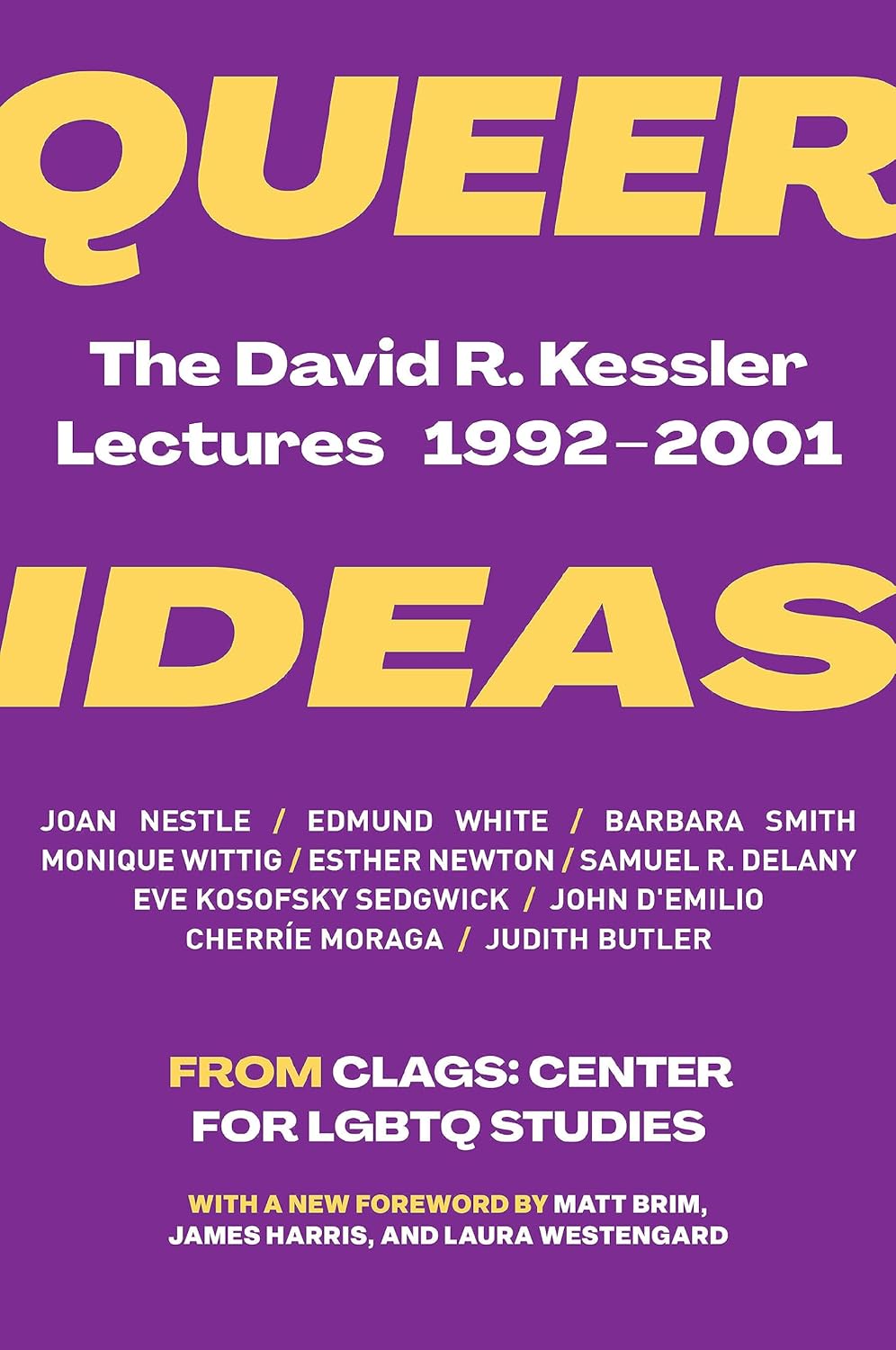 Amazon.com: Queer Ideas: The David R. Kessler Lectures, 1992–2001: ...