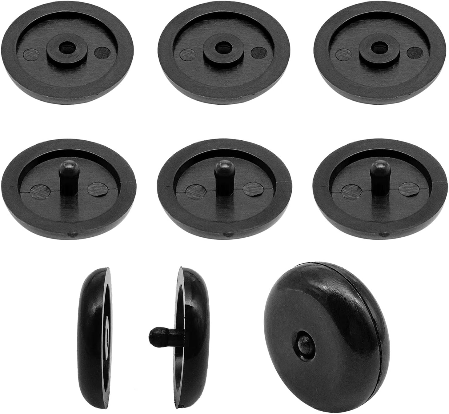 Amazon.com: 5 Sets Universal Fit Safety Belt Stopper Kit, Plastic Snap ...