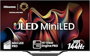 Hisense 65-Inch Class U7 Series Mini-LED ULED 4K UHD VIDAA Smart TV (65U7N, 2024 Model) - QLED ...