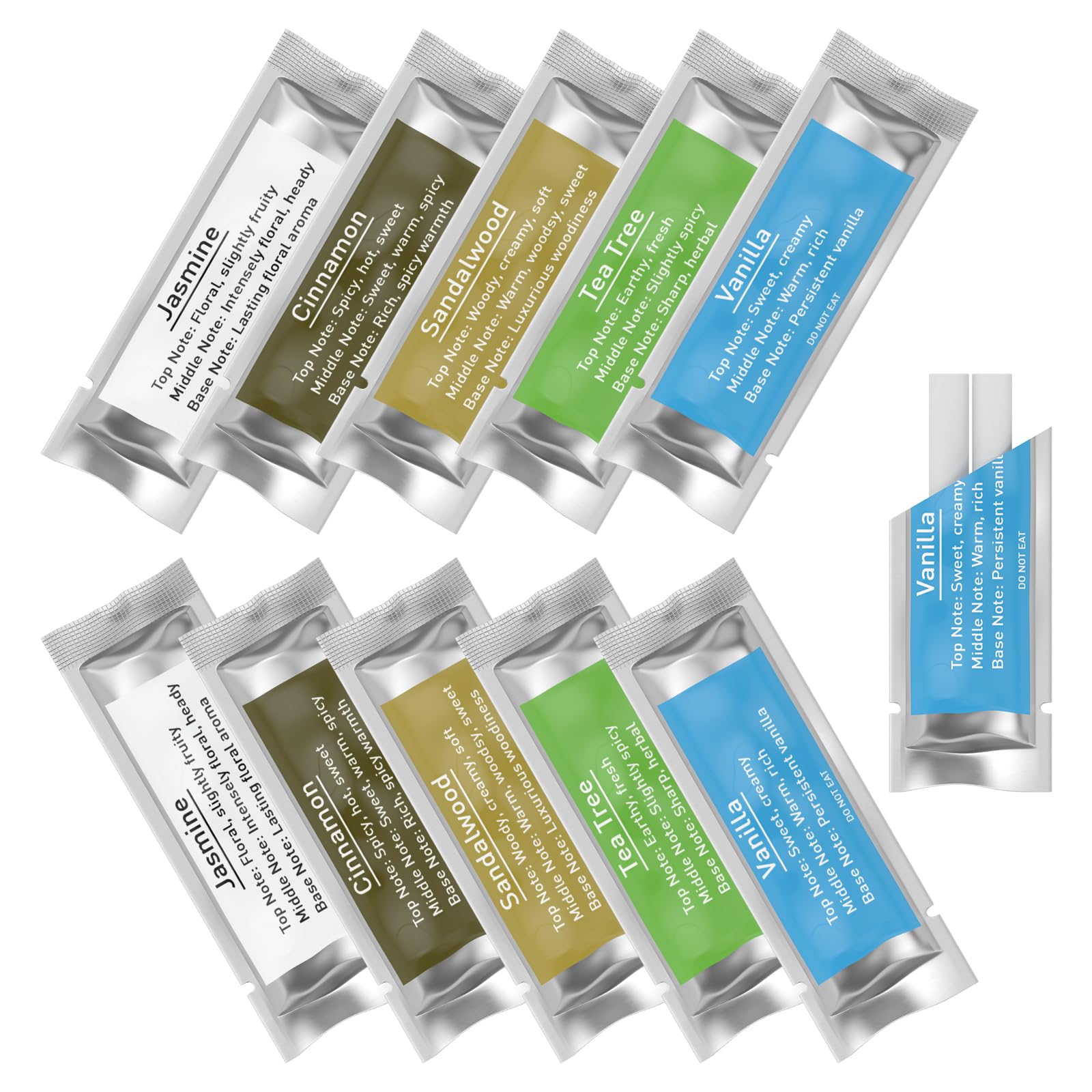 Amazon.com: 10 Bags Fragranced Car Diffuser Refills for RoyAroma Car ...