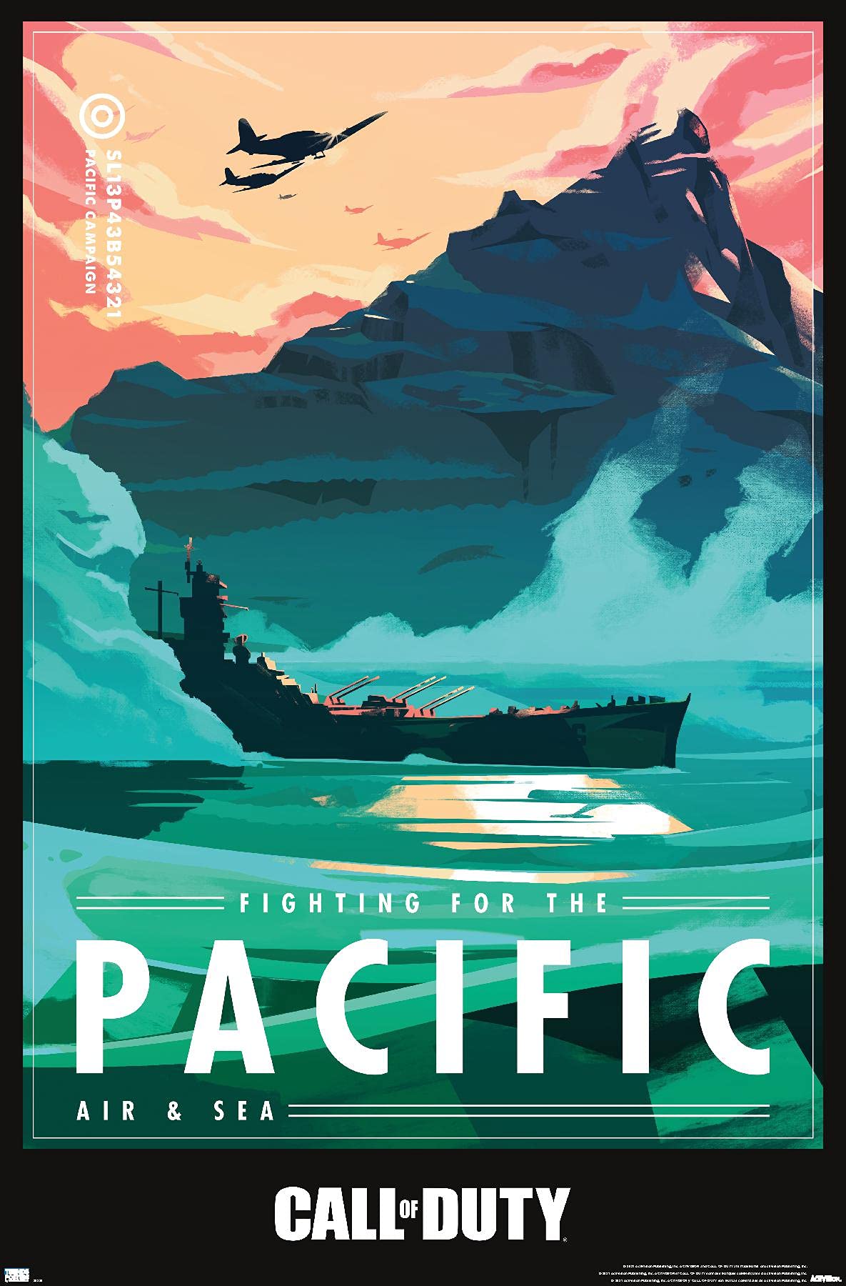 Amazon.com: Trends International Call of Duty: Vanguard - Pacific Wall ...