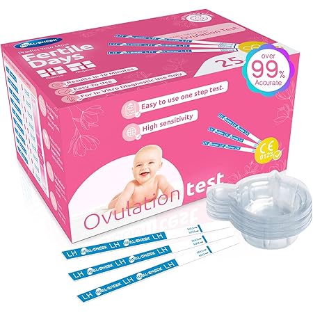 Amazon.com: Easy@Home Ovulation Test Strips, 25 Pack Fertility Tests ...