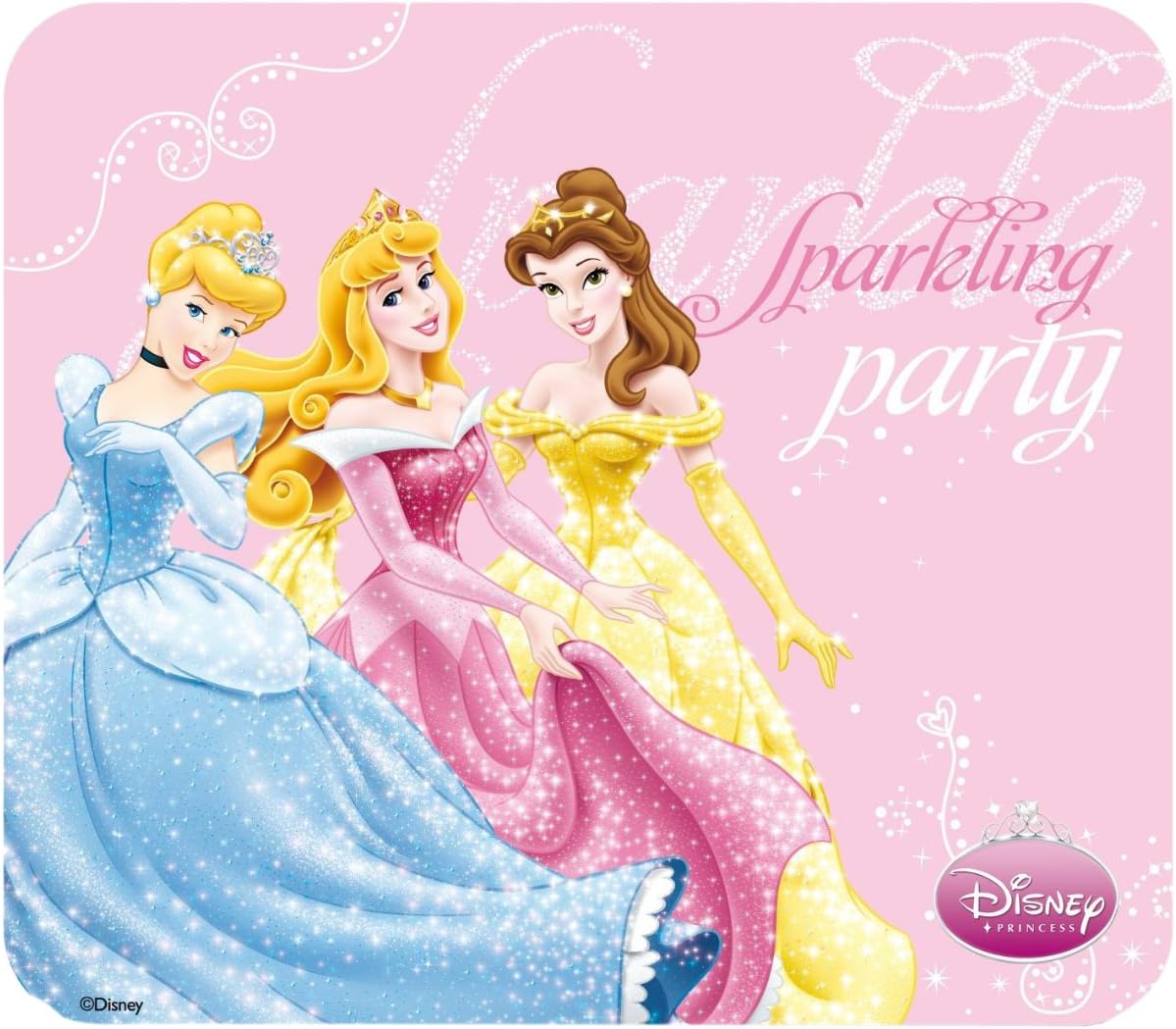 Disney Princess PC Computer Mouse Pad Mat - Pink Sparkling Party DSY ...