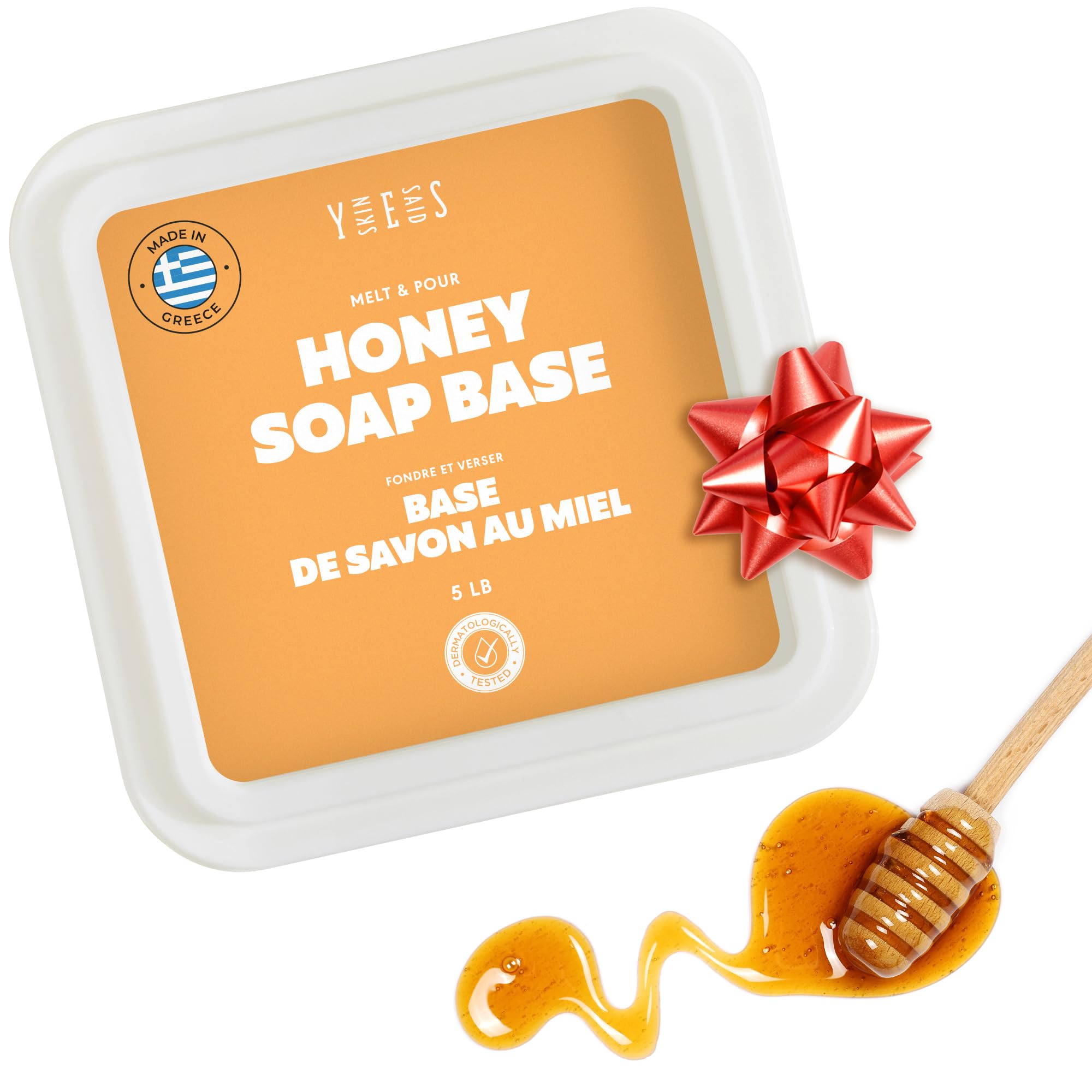 Amazon.com: Skin Said Yes 5 Lb Honey Soap Base - SLS/SLES free, No Palm ...
