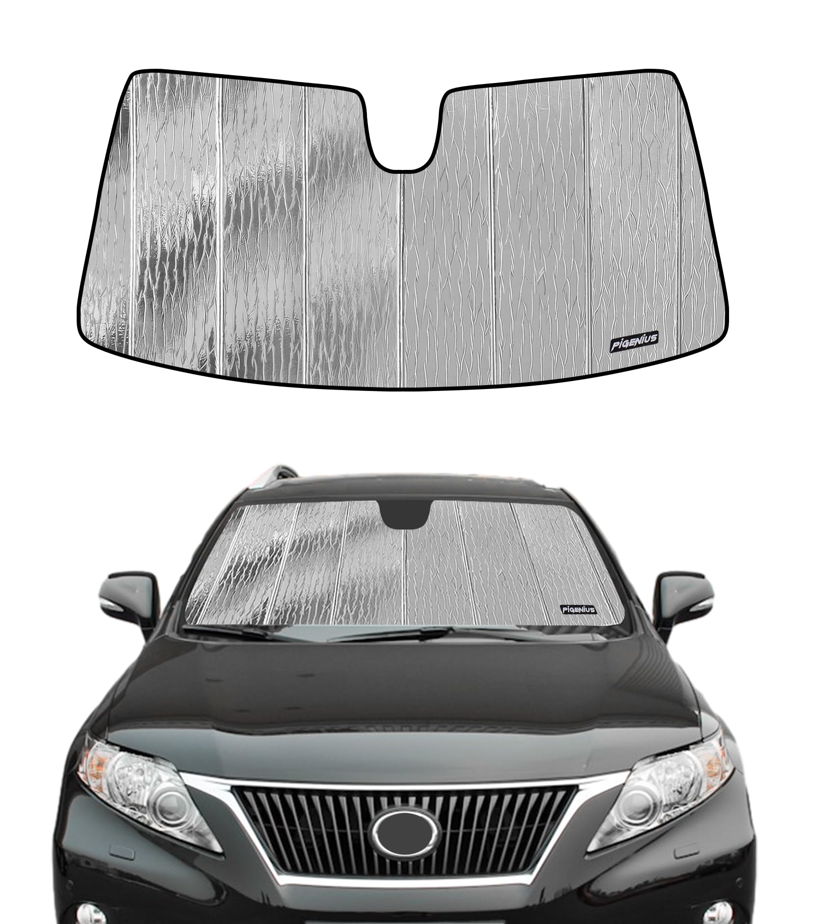 Amazon.com: Pigenius Windshield Sun Shade for 2010-2015 Lexus RX350 ...