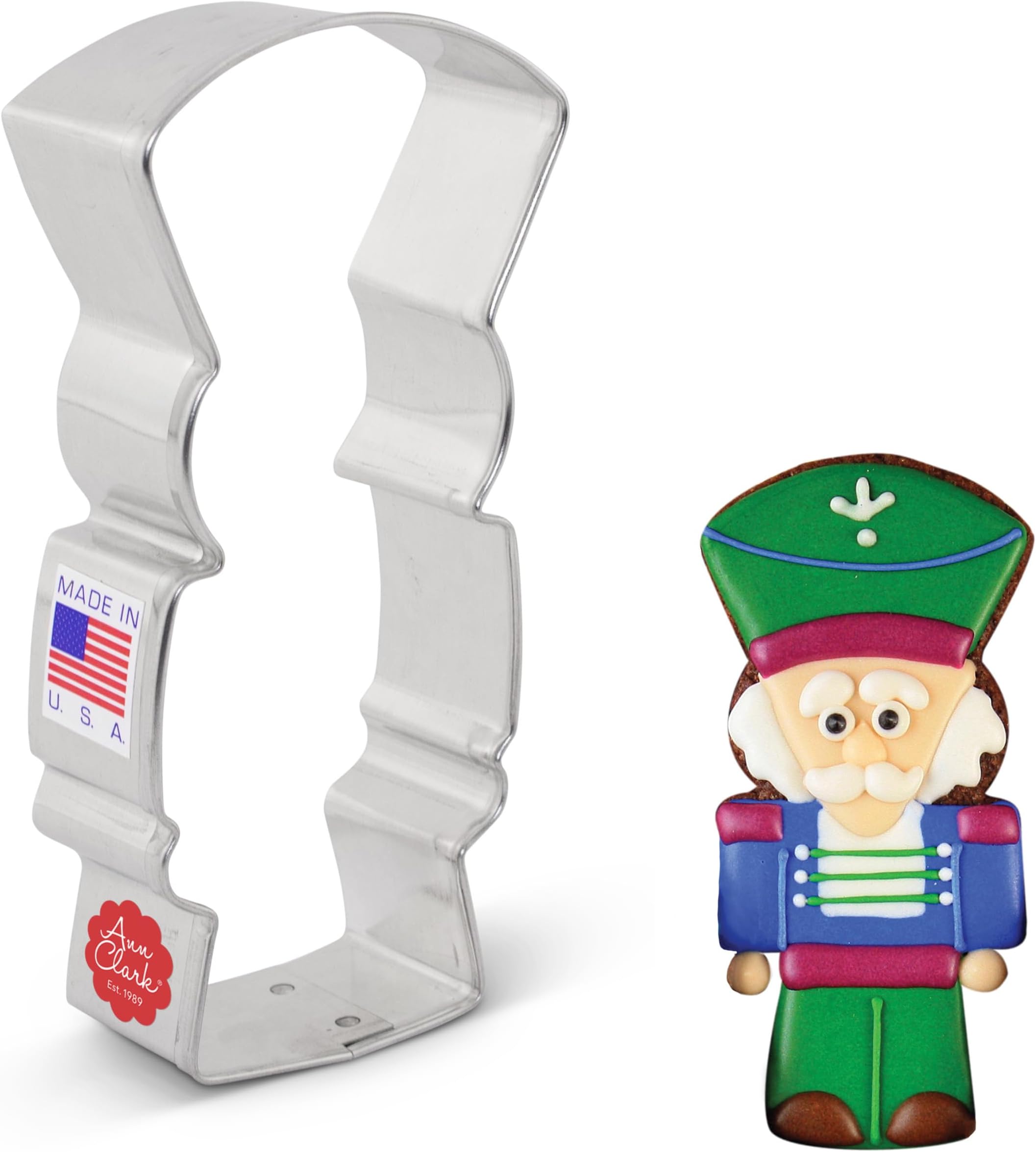 Amazon.com: Christmas Nutcracker Cookie Cutter, 4.25" Made in USA by ...