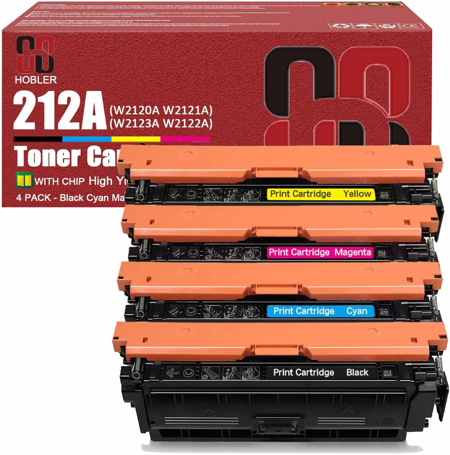 Amazon.co.jp: Replacement 212A Toner Cartridge for HP W2120A W2121A ...