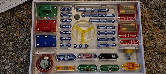 Science Kidz Electronics Kit - Electric Circuits For Kids - 188 ...