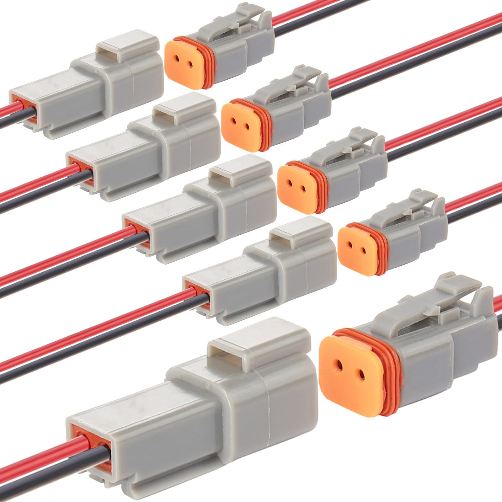 Amazon.com: Laisomeke 2Pin Way Electrical Wire Connector, 7.9inches ...