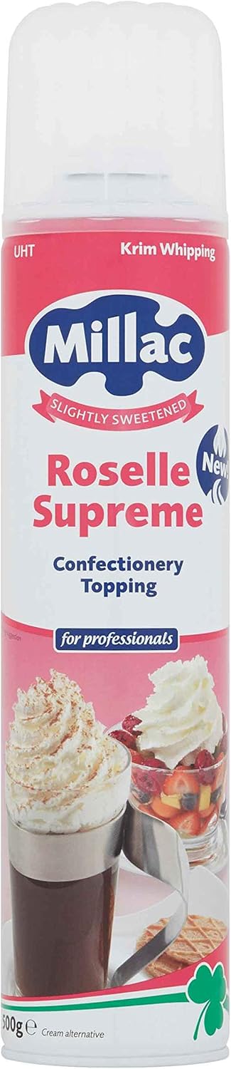 Roselle Supreme Cream Aerosol - 9x500ml : Amazon.co.uk: Grocery