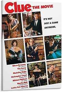 Amazon.com: Retro Movie Poster Clue Classic Reasoning Film Crime Movie ...