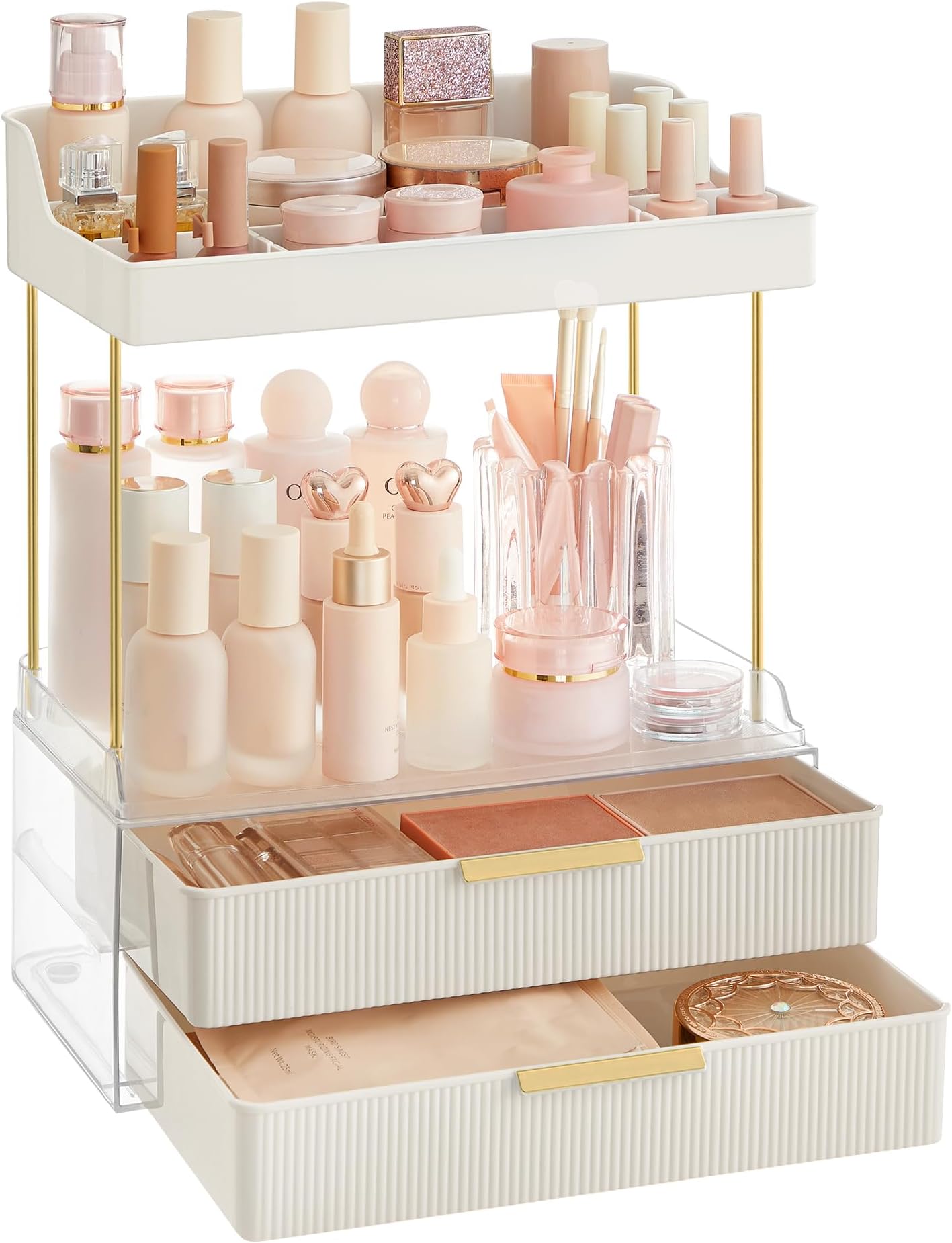 Stackers Taupe Classic Cosmetic Tool Box : Amazon.co.uk: Home & Kitchen