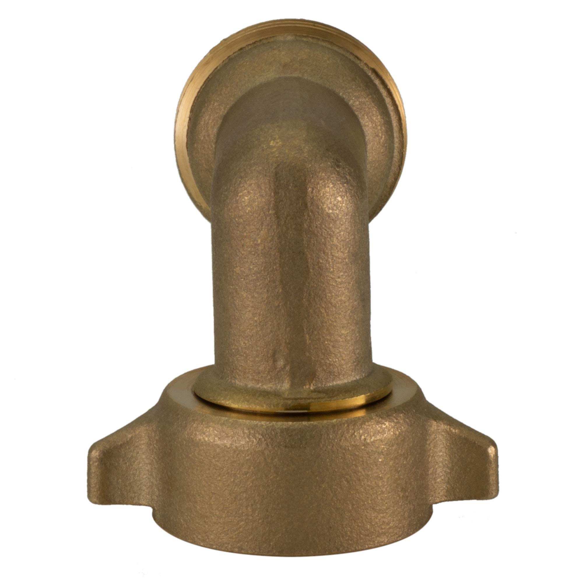 Camper Sewer Hose RV City Water Fill Inlet Flange Brass With Hose Elbow ...
