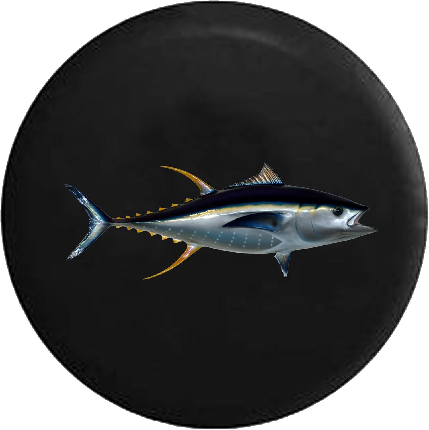 Silver Metallic Tuna Fish Salt Water Mackerels Spare Jeep Wrangler ...
