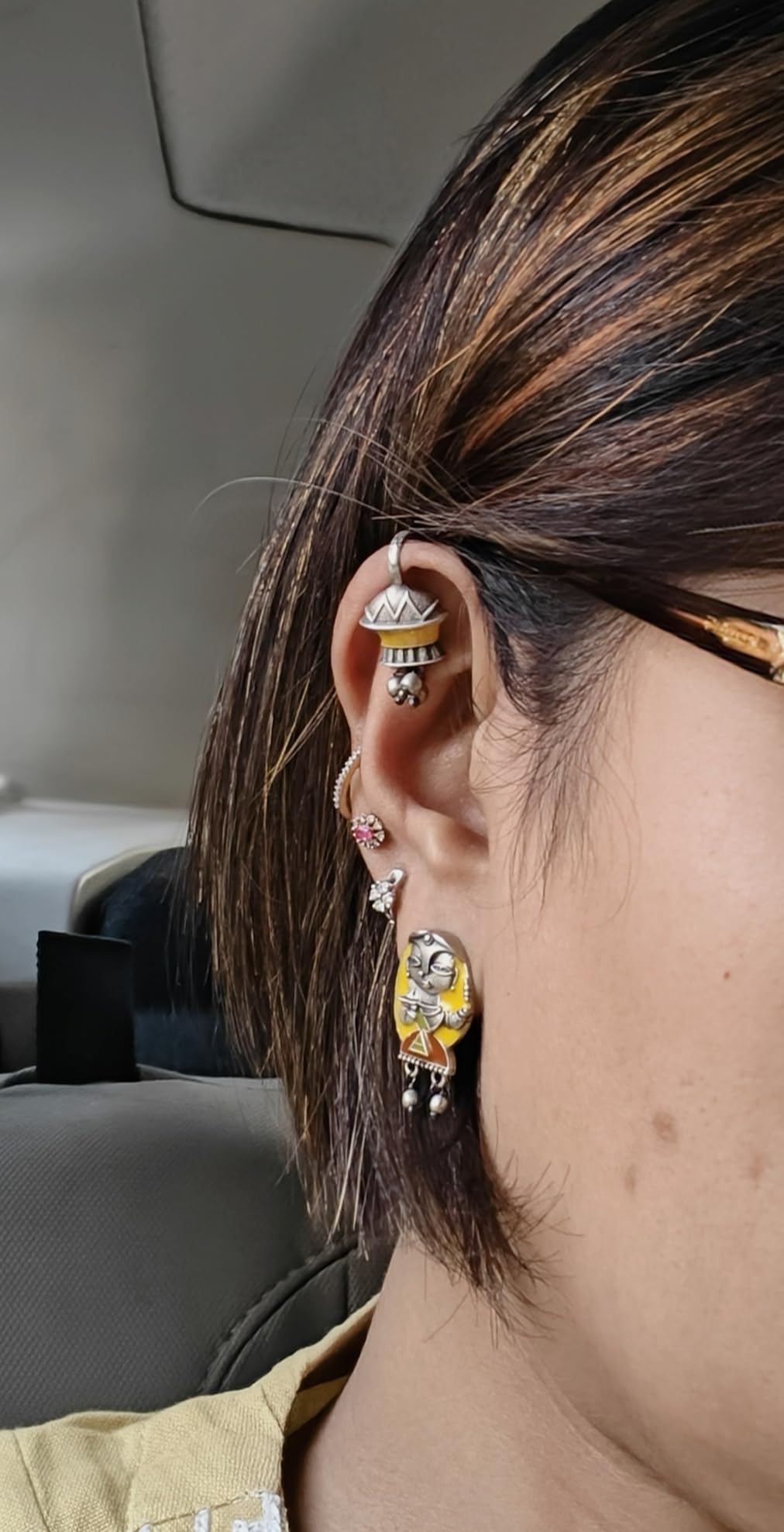 Dulcett India Meenakari Ear cuffs for Women and Girls | Ear Cuffs ...