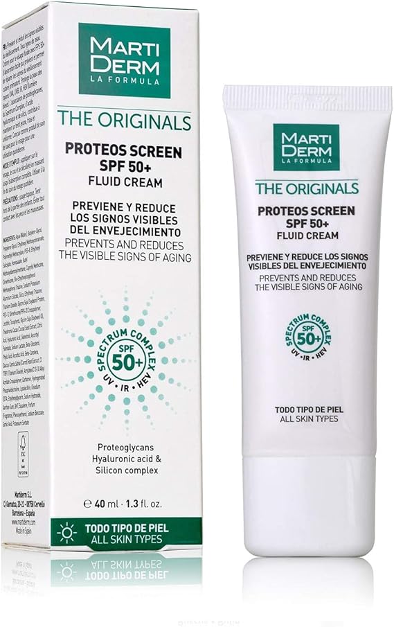 MartiDerm Proteos Screen SPF 50+ - Crema antiedad con protector solar ...