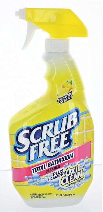 Amazon.com: Scrub Free Bathroom Cleaner with Oxi Clean, Lemon Scent, 32 ...