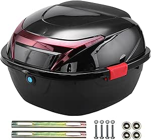 Amazon.com: Hgjgwqh 35L Motorcycle Top Case, Universal Scooter Tour ...