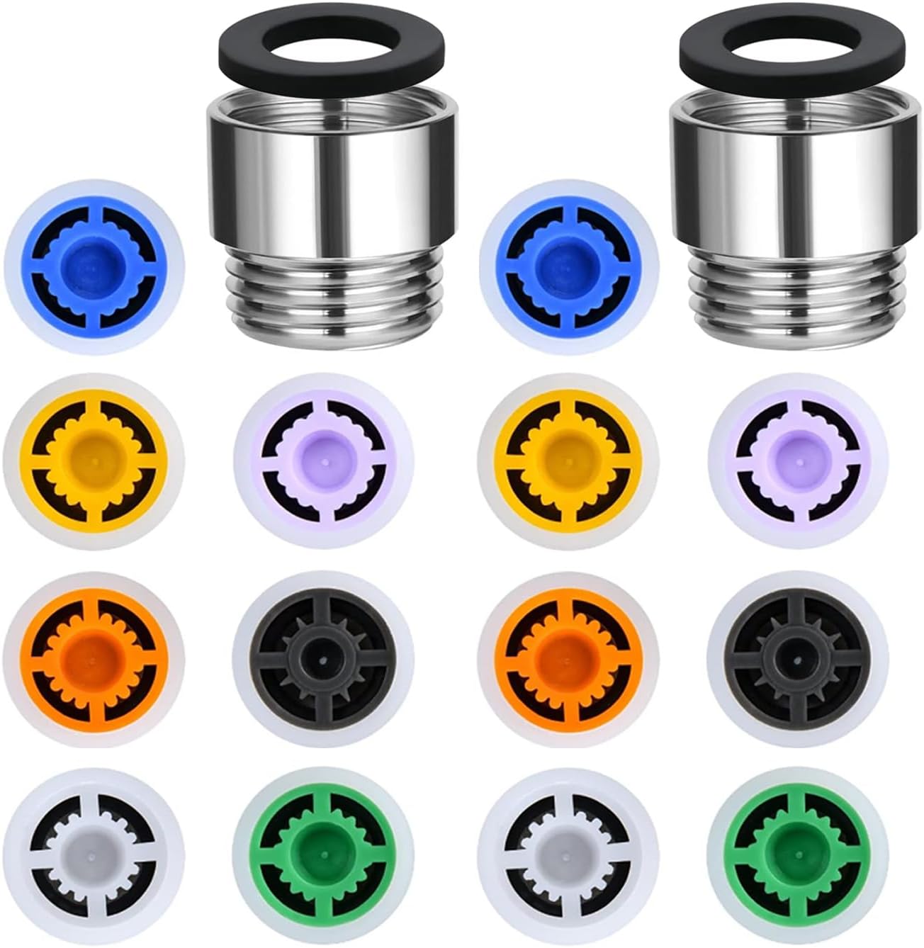 Bestgle 2 Set Shower Flow Reducer Limiter Water Saver Adapter 1/2 Inch ...