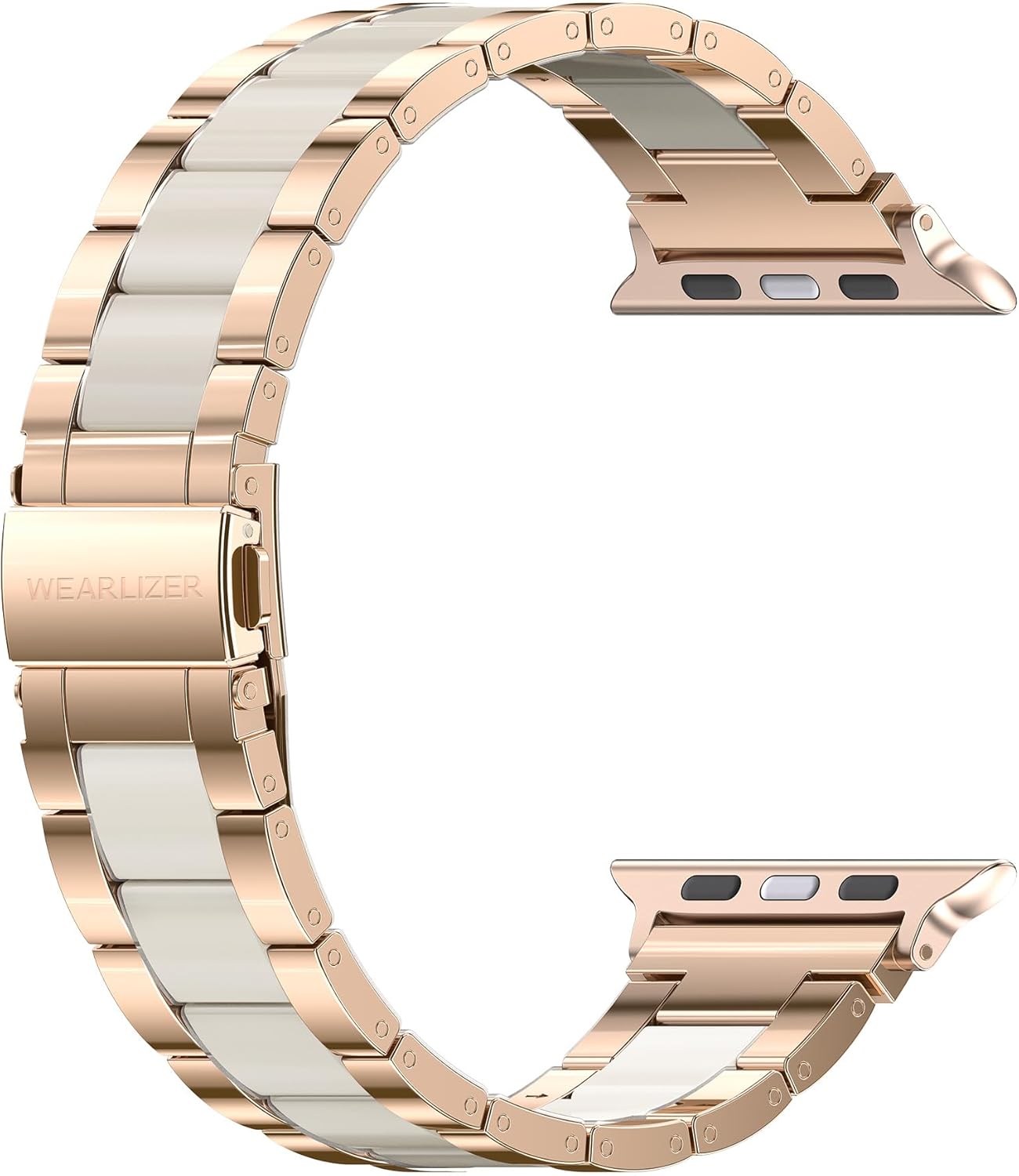 Amazon.com: Wearlizer Compatible con Apple Watch Correa 42/44/45/46 ...