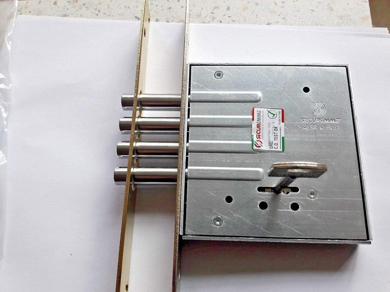 SECUREMME 2020 (Italy) 4 -Motion HIgh Security Lock 3 Keys/Brass ...