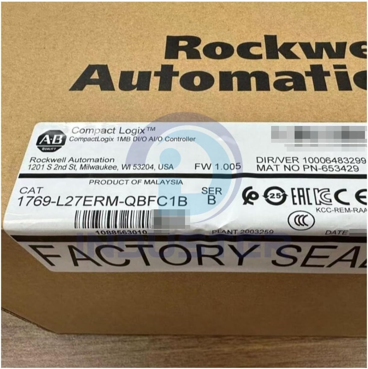 Amazon.com: 1 PCS New Sealed in Box 1769-L27ERM-QBFC1B 1MB Controller ...