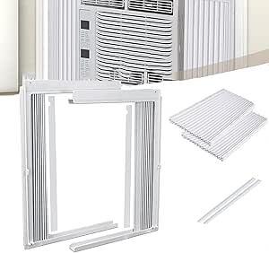 Amazon.com: Window Air Conditioner Side Panels with Frame, Adjustable ...