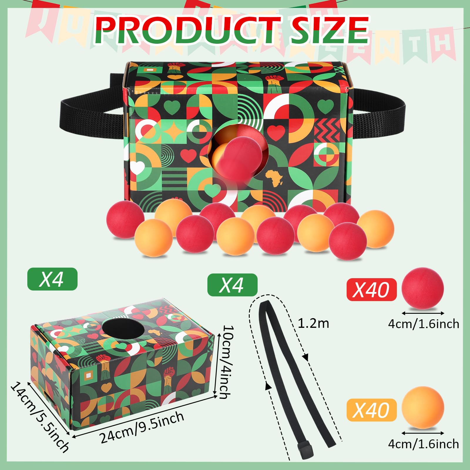Snapklik.com : RoundFunny 4 Set Of Shaking Swing Balls Party Game, 4 ...