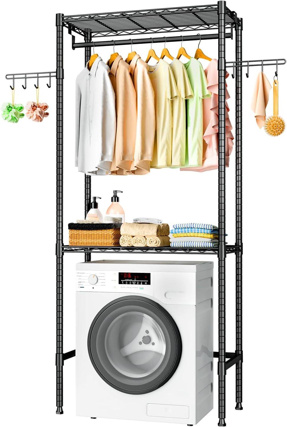 Amazon.com: NIROZA Over The Washer and Dryer Storage Shelf - Heavy Duty ...