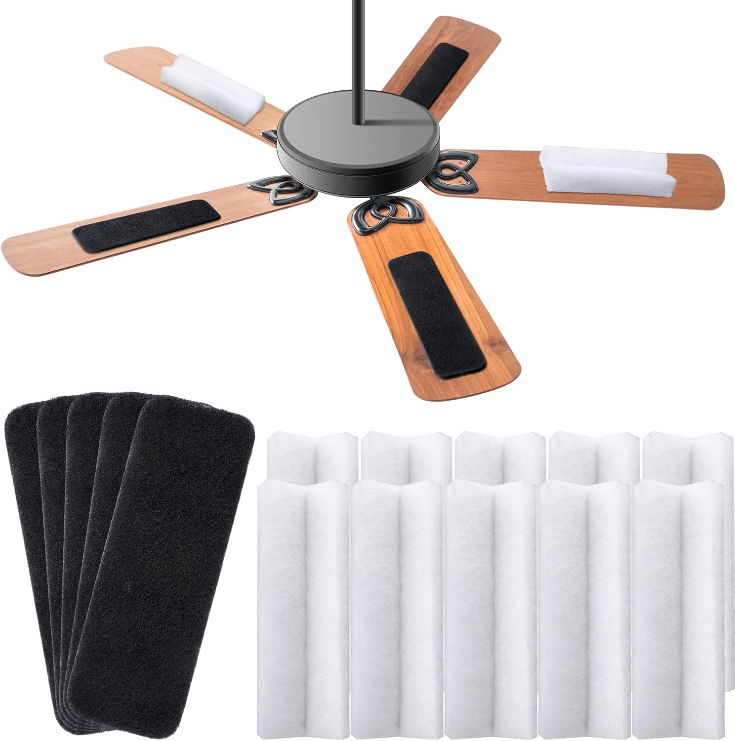 Amazon.com: Frienda 10 Pcs 10 Pcs Ceiling Fan Filter Set Air Purifier ...