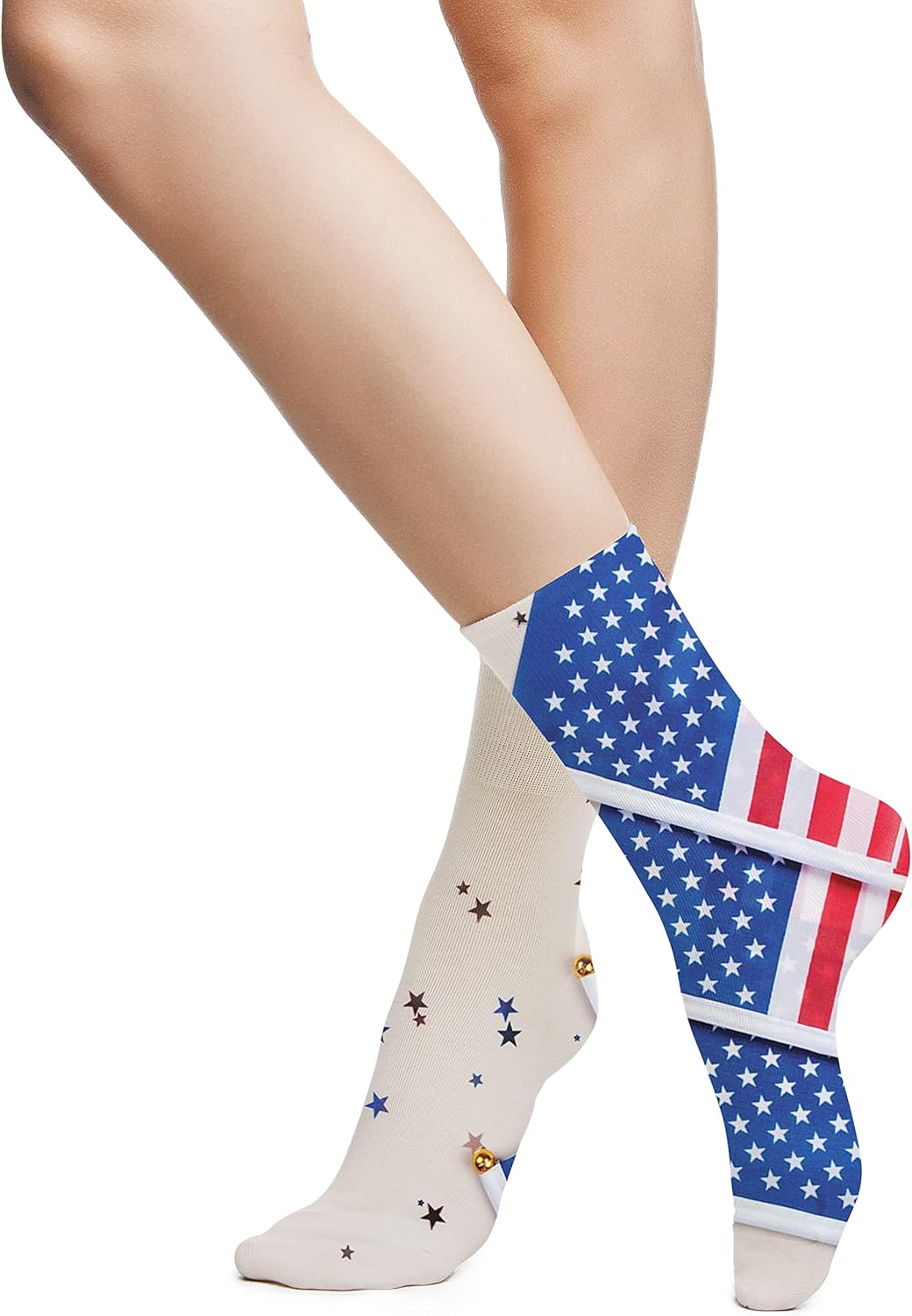 SARNFANS 4th of July Women Socks Ankle Socks Warm Soft Socks,Flags ...
