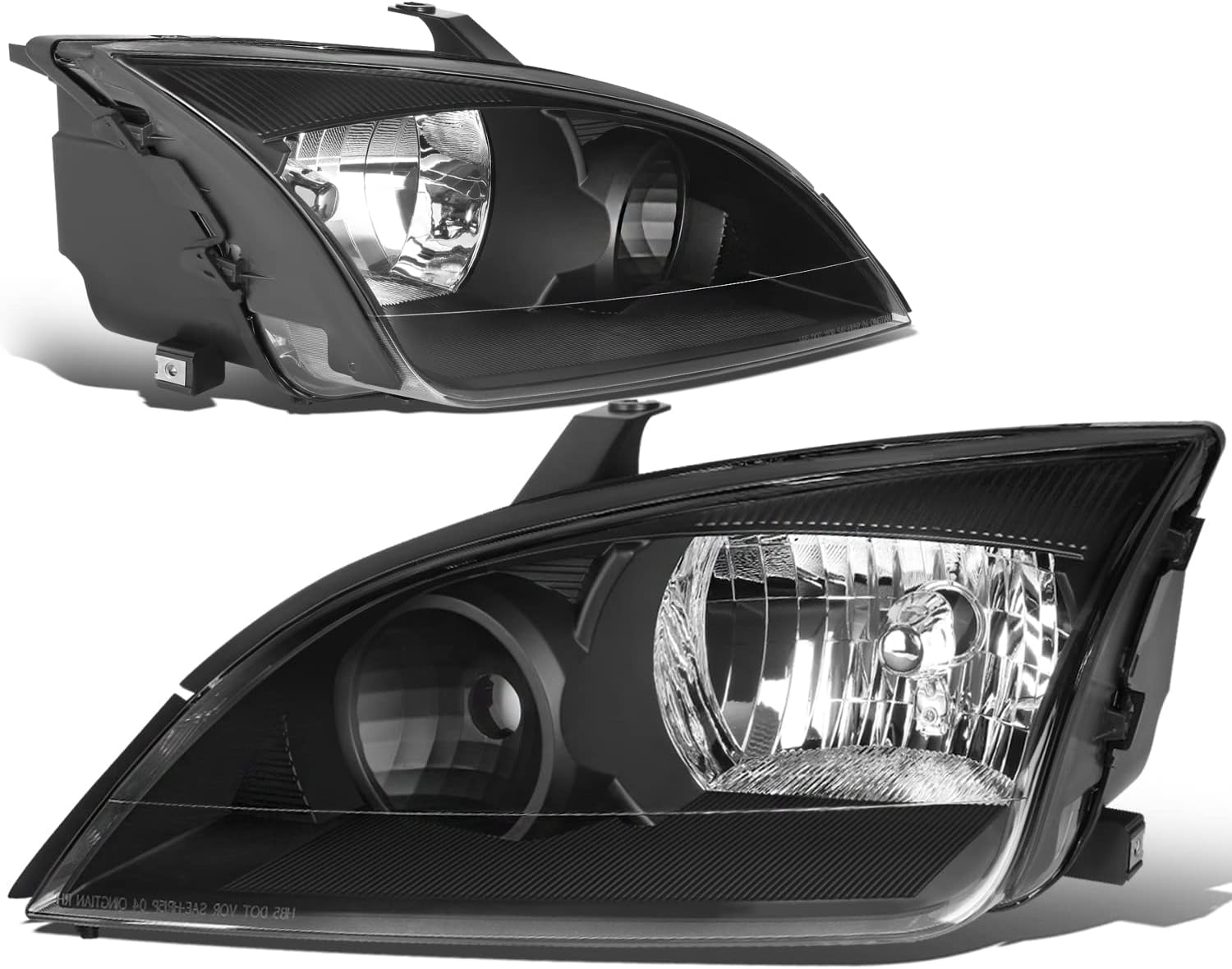 Amazon.com: DNA MOTORING HL-OH-FF05-BK-CL1 Pair of Headlights ...