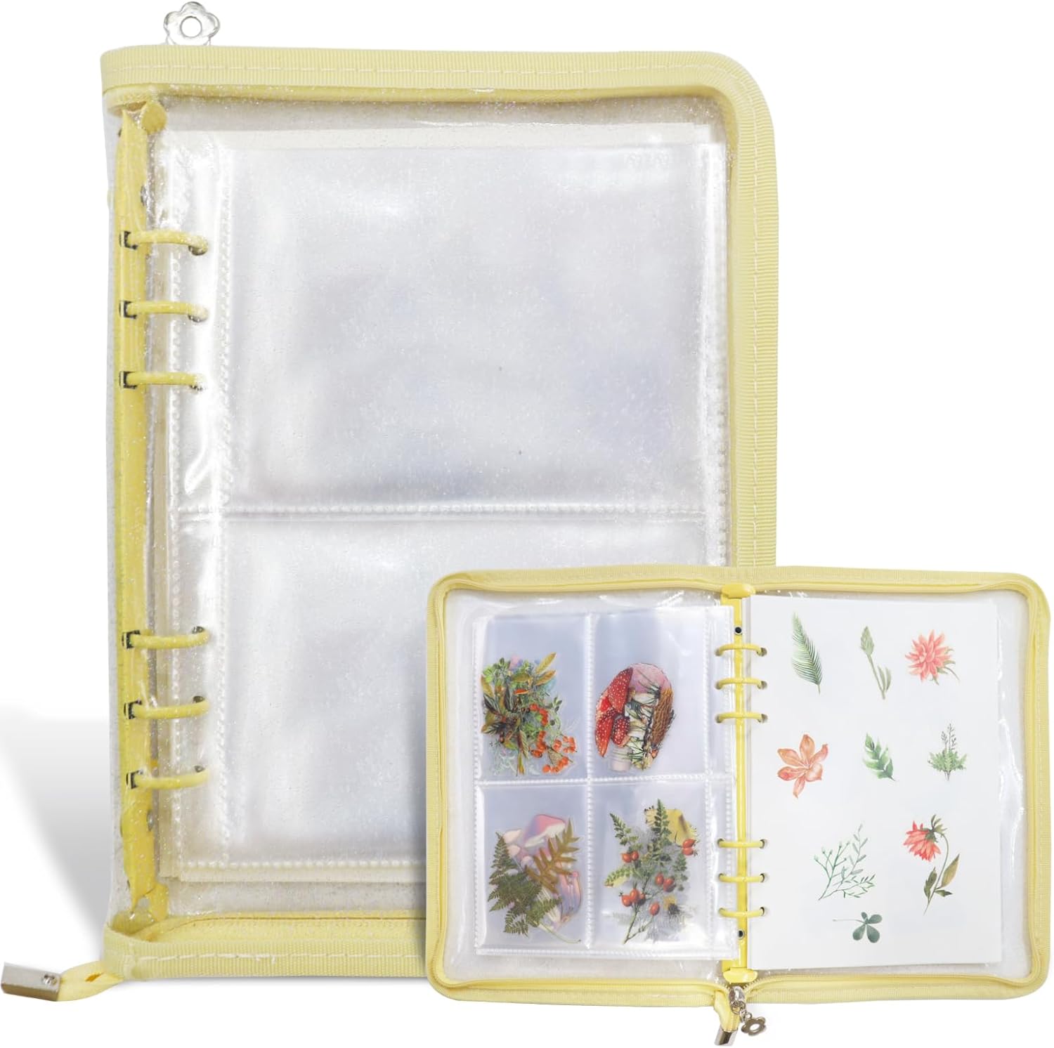 Amazon.com: NOCAFI Sticker Storage Organizer Binder A5 Reusable ...