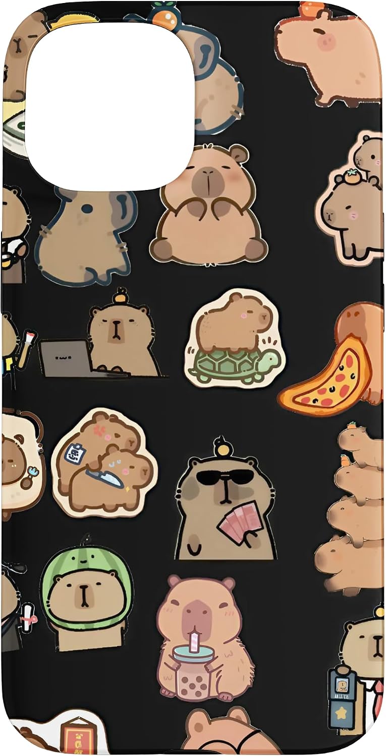 Amazon.com: Capybara Cute Animals Coastal Collage Capybaras Case for ...