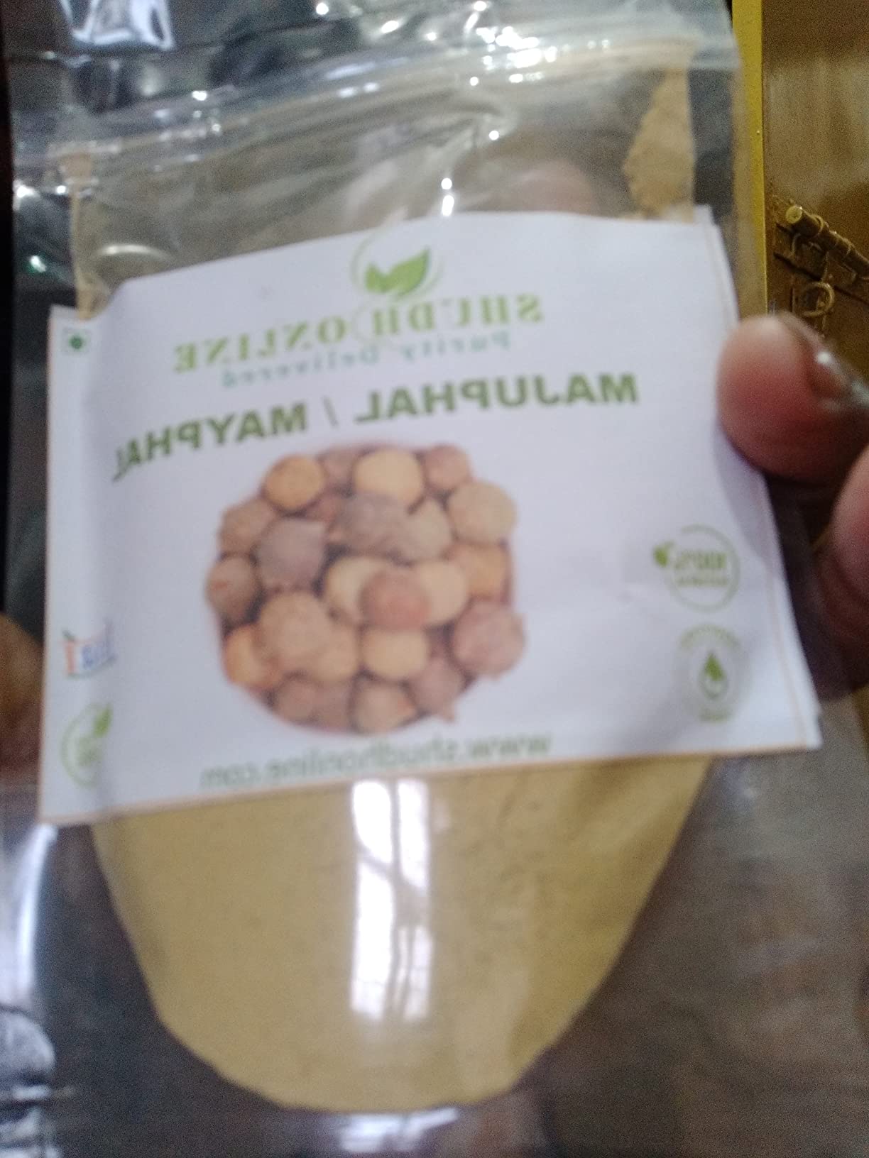 Buy Shudh Online Majuphal powder, Manjakani fruit powder (250 Grams ...