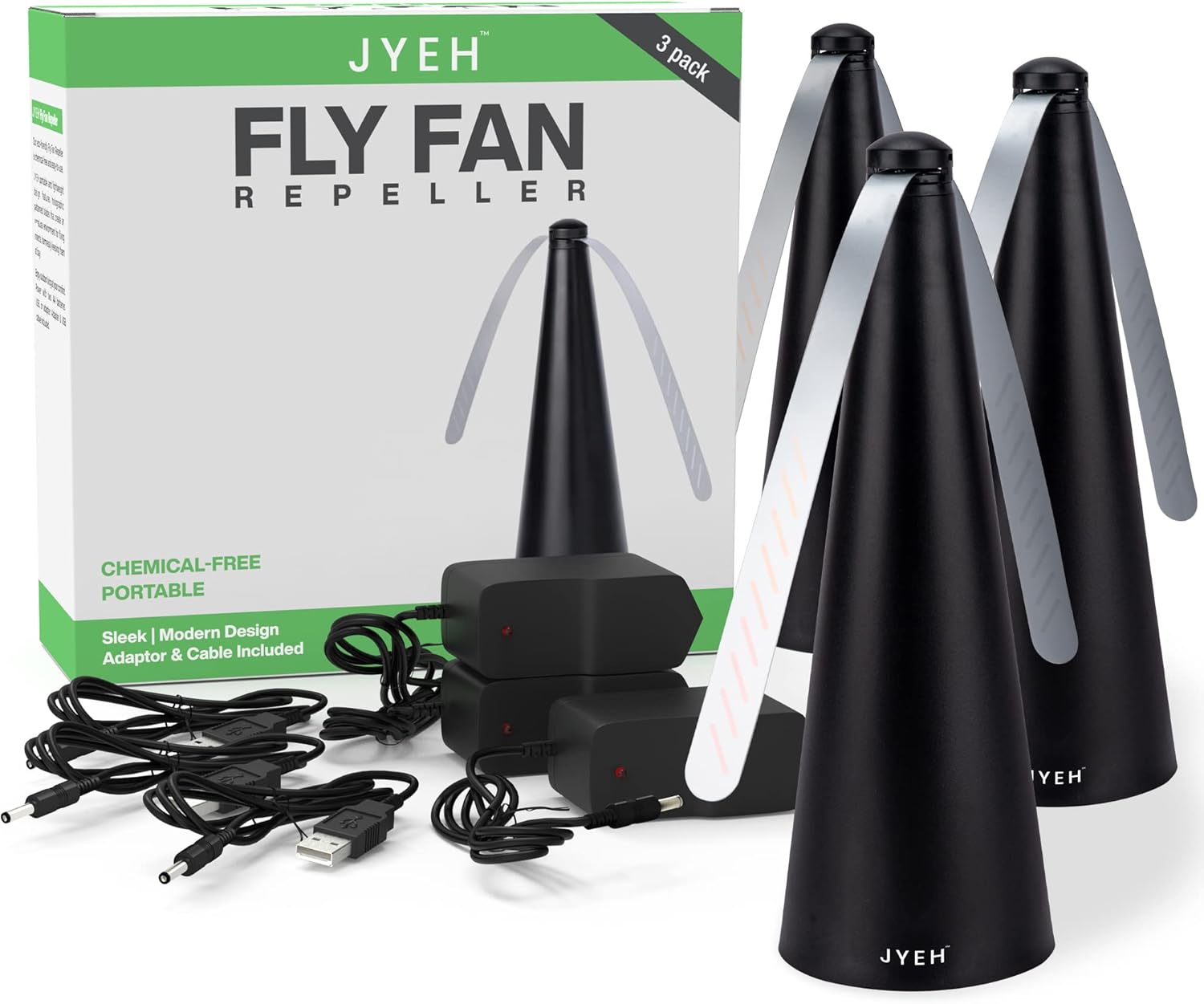 Amazon.com : JYEH Fly Fan Repeller for Tables | Indoor & Outdoor ...