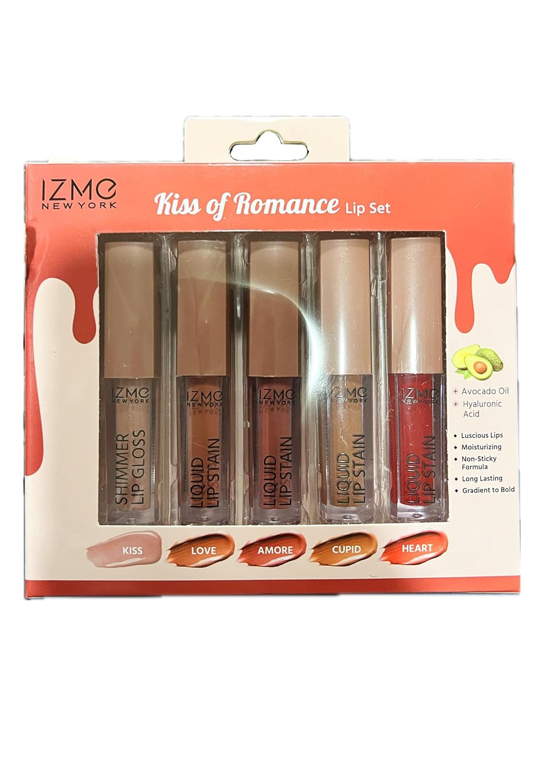 Amazon.com : Izme New York Kiss of Romance Lip Set : Beauty & Personal Care